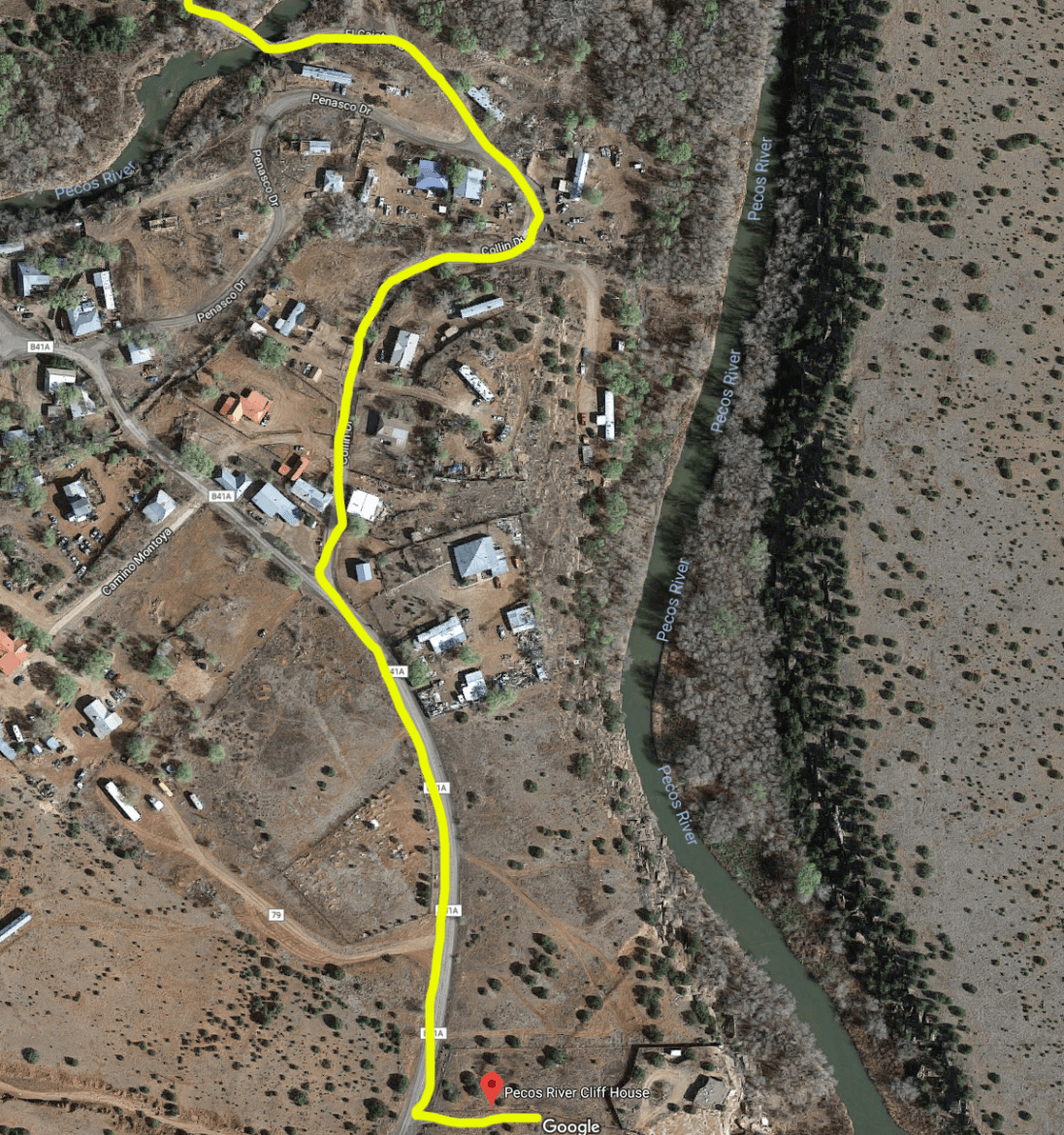 Off Roading Maps – Pecos River Cliff House